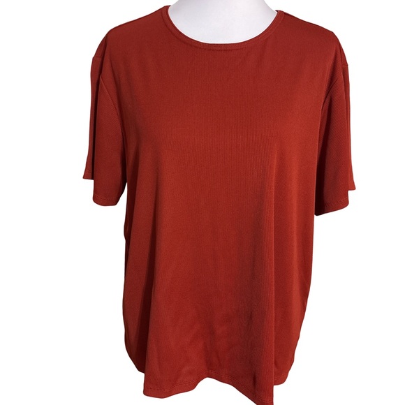 Laura Scott | Tops | Laura Scott Rust Orange Womens Top | Poshmark